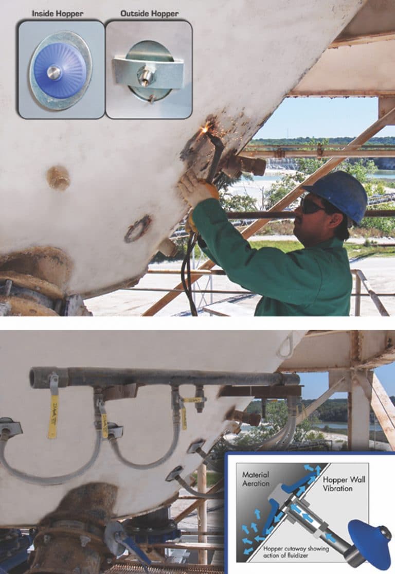 U.S. Silica Replaces Air Pads with Solimar Fluidizer Disks • BulkInside