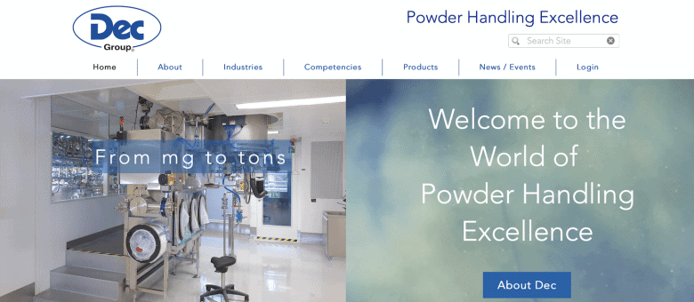 Dec Group Launched Their New Website | BulkInside