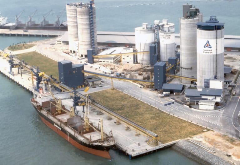 Three New Siwertell Ship Unloaders Extend Singapore’s Cement Handling