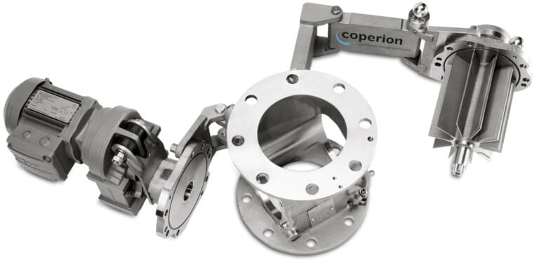 Coperion ZRD Hygienic Rotary Valve Designed for Size Reduction ...