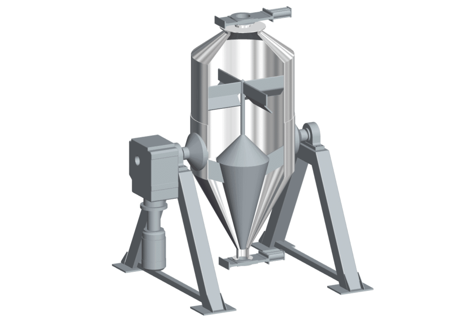 Mass Flow Blender Ensures Pellet Mix Product Uniformity • BulkInside