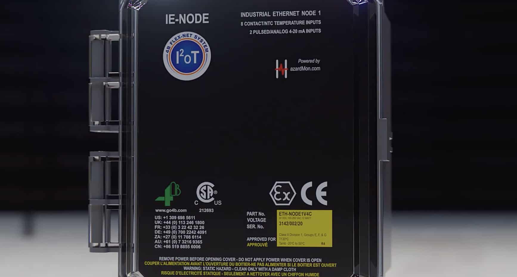 4B’s IE-Node is the Future of Hazard Monitoring • BulkInside