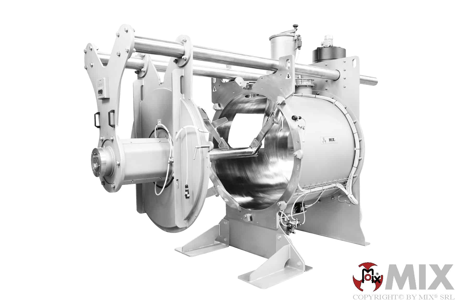 Industrial Mixers Equipped With Fully Extractable Rotor Shaft • BulkInside