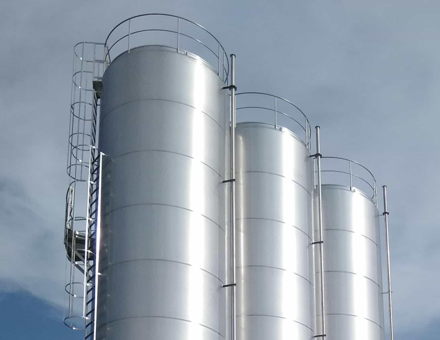 Delivery Of Four Complete Silos For Raw Material And Finished Product