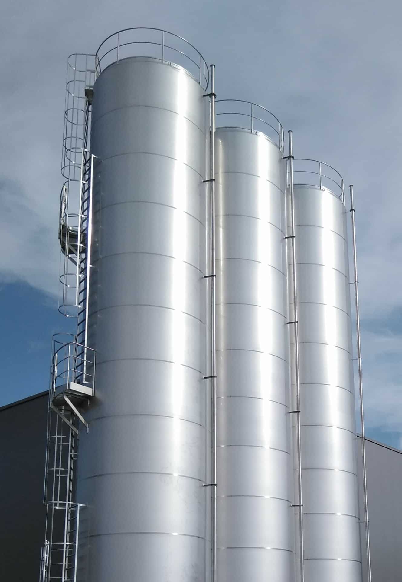 Delivery Of Four Complete Silos For Raw Material And Finished Product