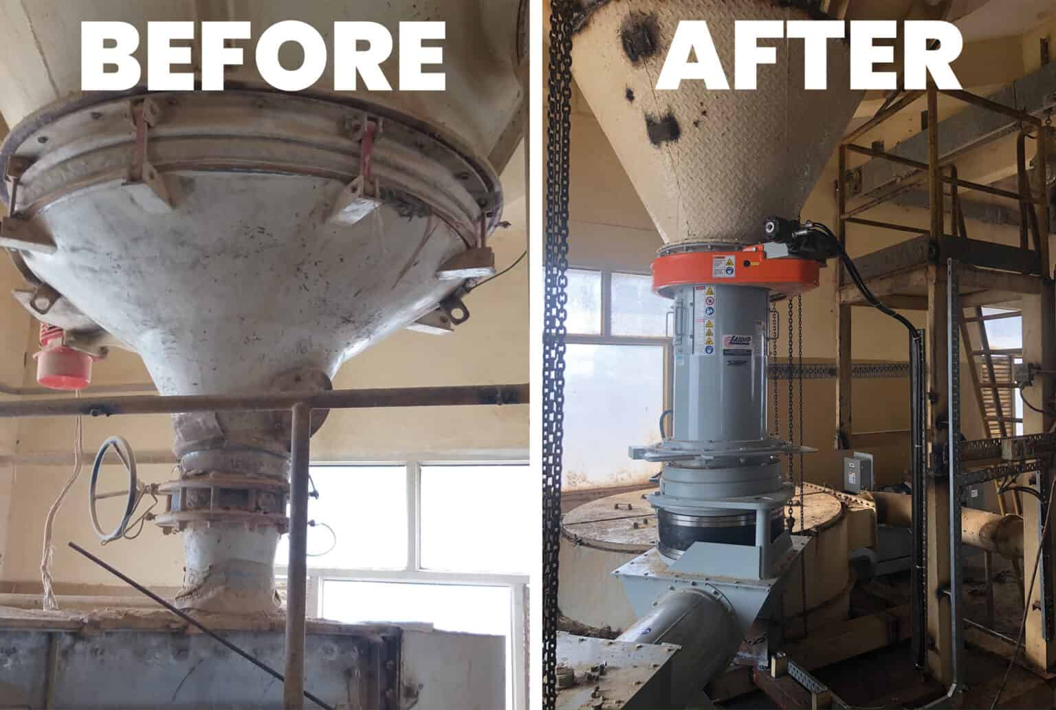 Laidig Reclaimers Solve Bridging and Flow Issues in India