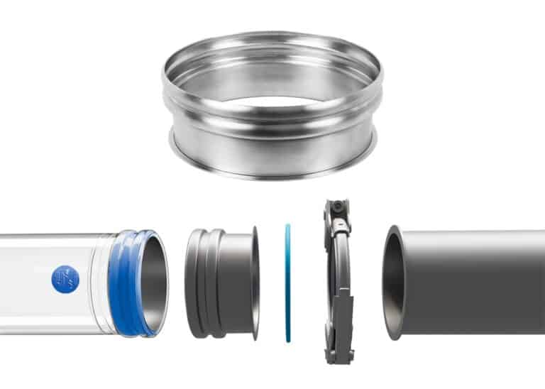 BFM® Lipped Spigot Easy Integration to Modular Tubing Systems