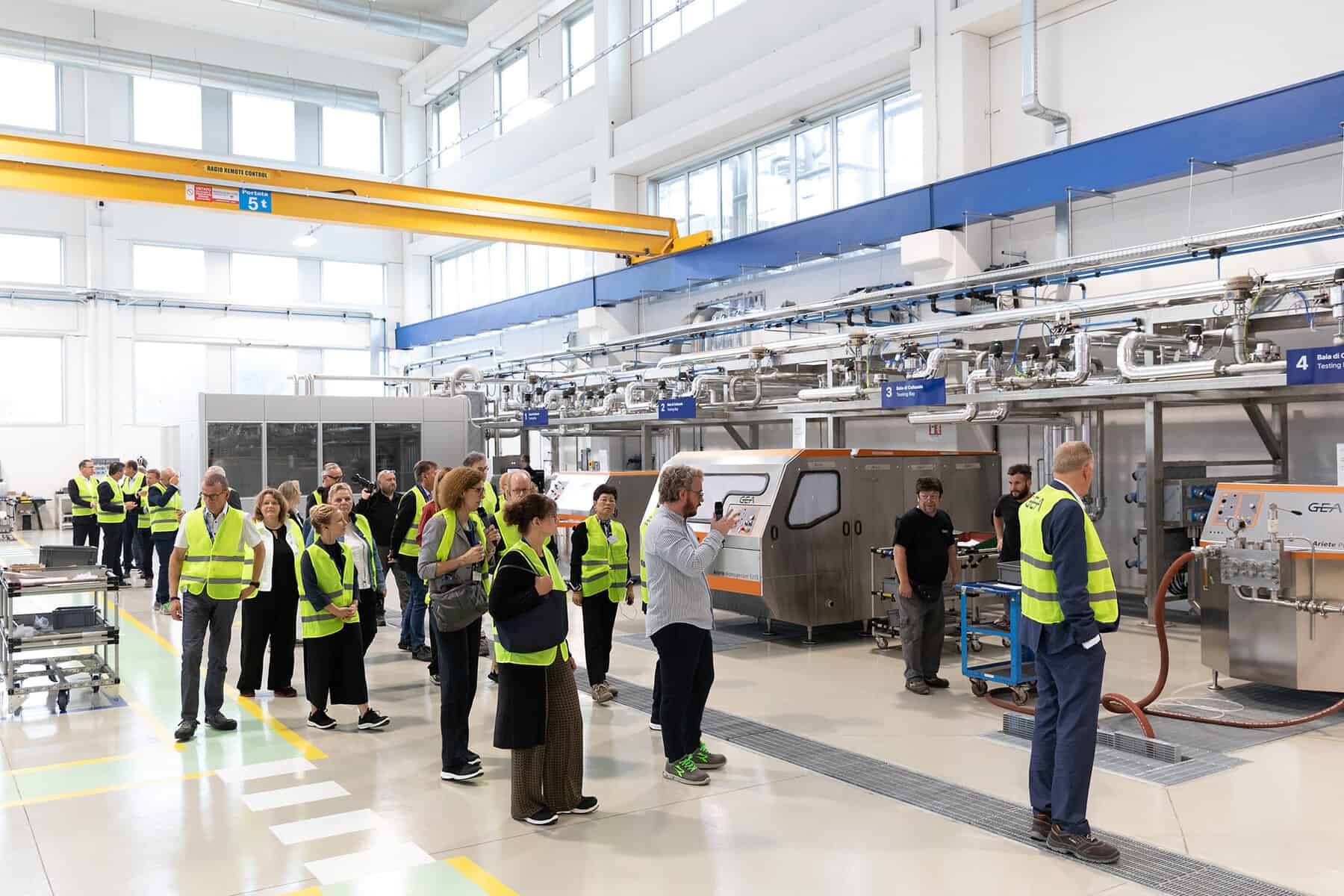 GEA inaugurates modernized homogenizer production site in Parma, Italy