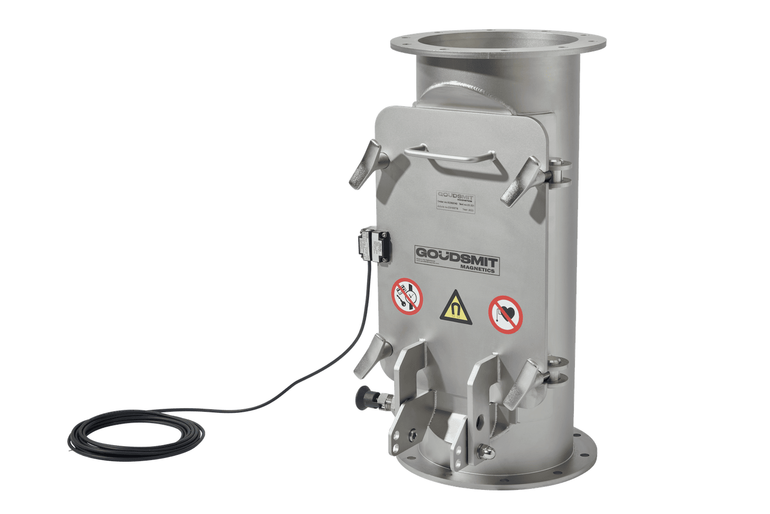 Goudsmit Develops Compact 12,000 Gauss Pipe Magnet Separator in ...