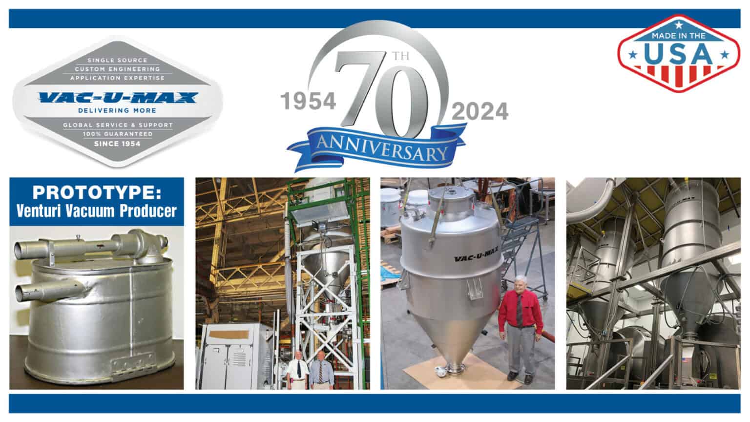 VAC-U-MAX - A pioneer in vacuum pneumatic conveying