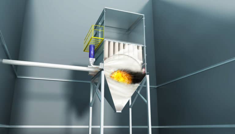 Extinguisher Used for Explosion Suppression & Isolation Systems