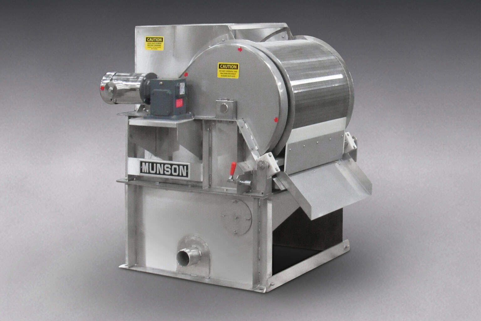 Rotating Drum Screen Separates Solids From Waste and Process Streams ...