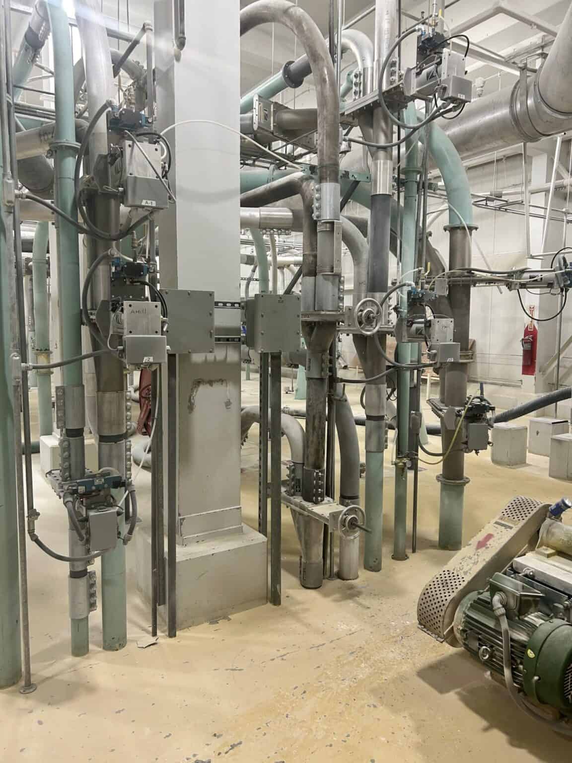 Two-Way Wye Line Diverters Improve Flour Handling Efficiency | Vortex ...