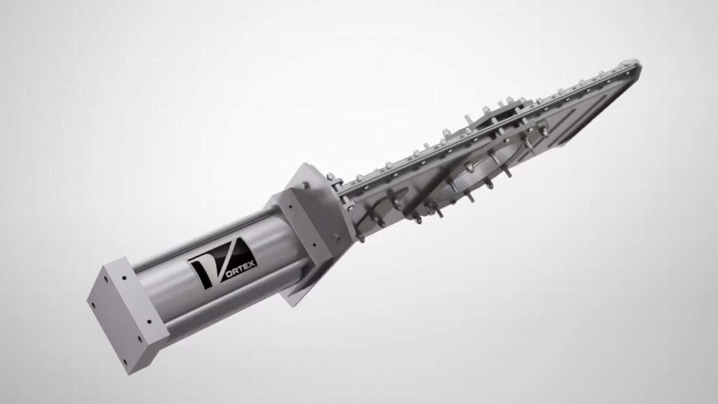 Vortex Orifice Slide Gate Valve for Precise Dry Bulk Flow Control